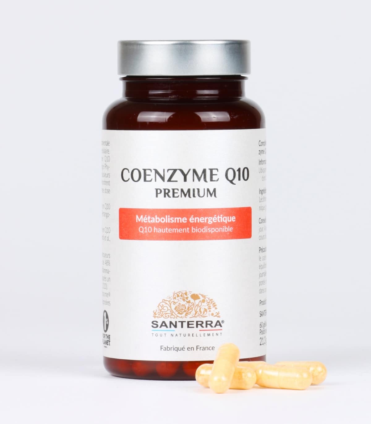 Coenzyme Q10 premium Santerra : brevet Phytosome®, énergie
